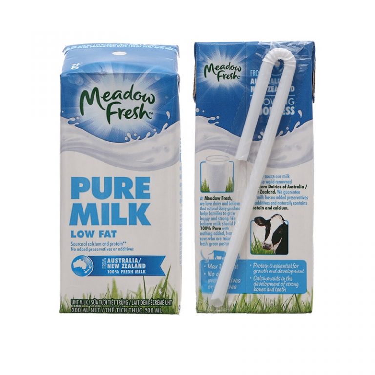 Sữa tươi Meadow Fresh Pure Milk Low Fat 200ml - Guta Food
